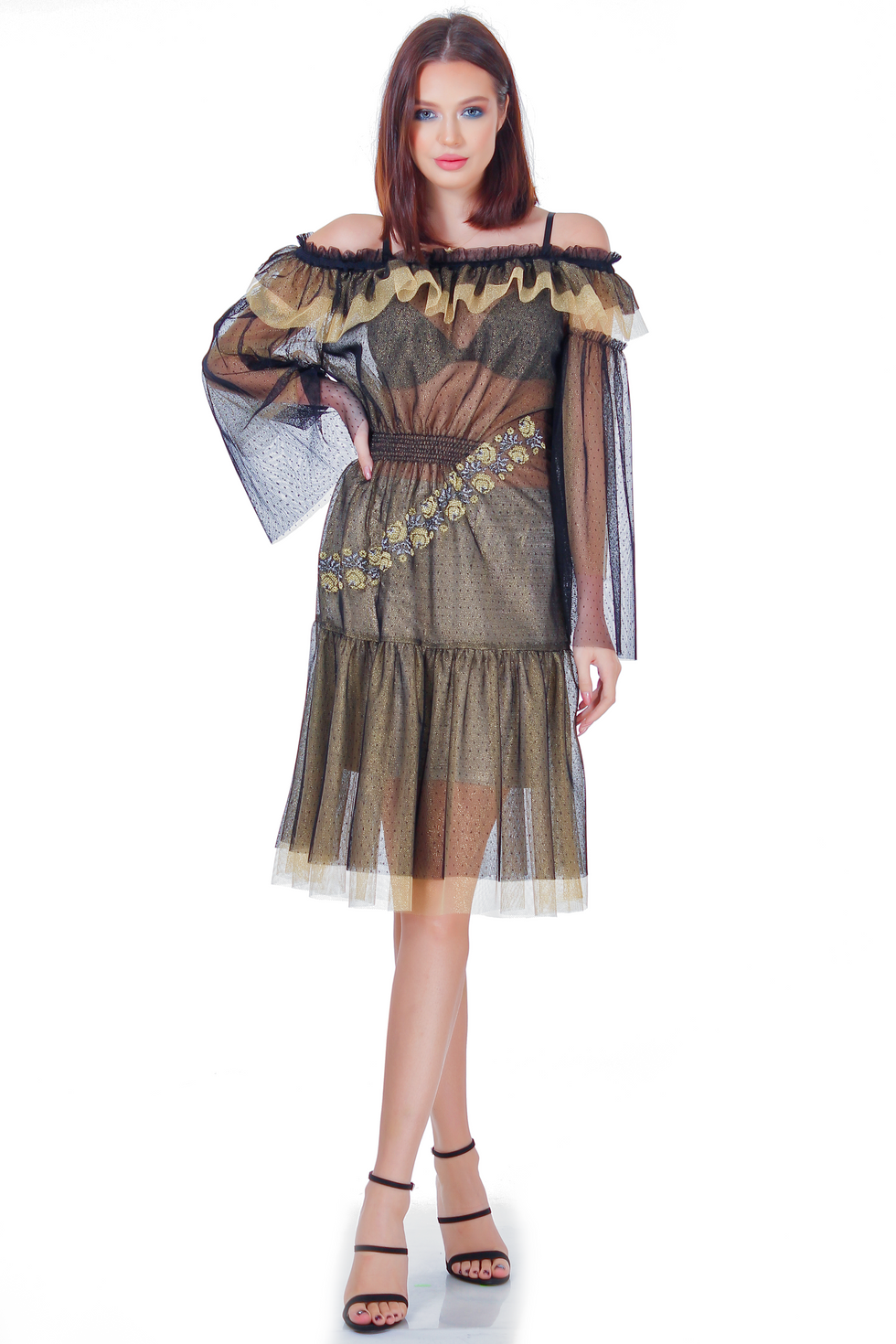 Rochie tip ie din tull Liza Panait Online Boutique