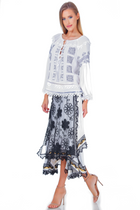 Fusta vascoza cu fota Liza Panait Online Boutique